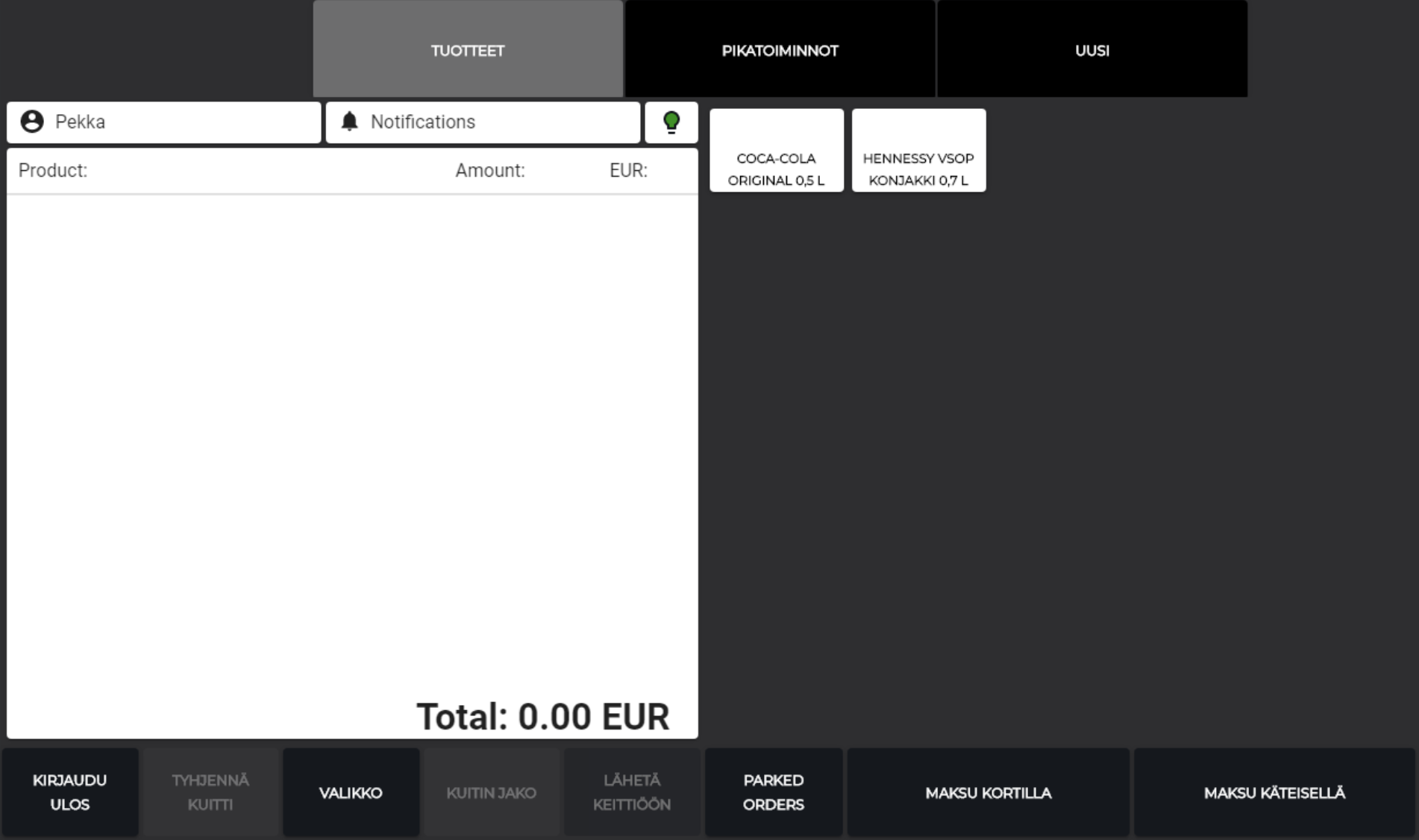 Defining POS Layout Basic Data